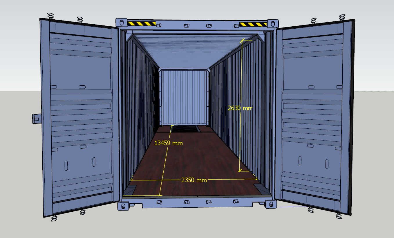 Cấu tạo của container khô - Hưng phát container